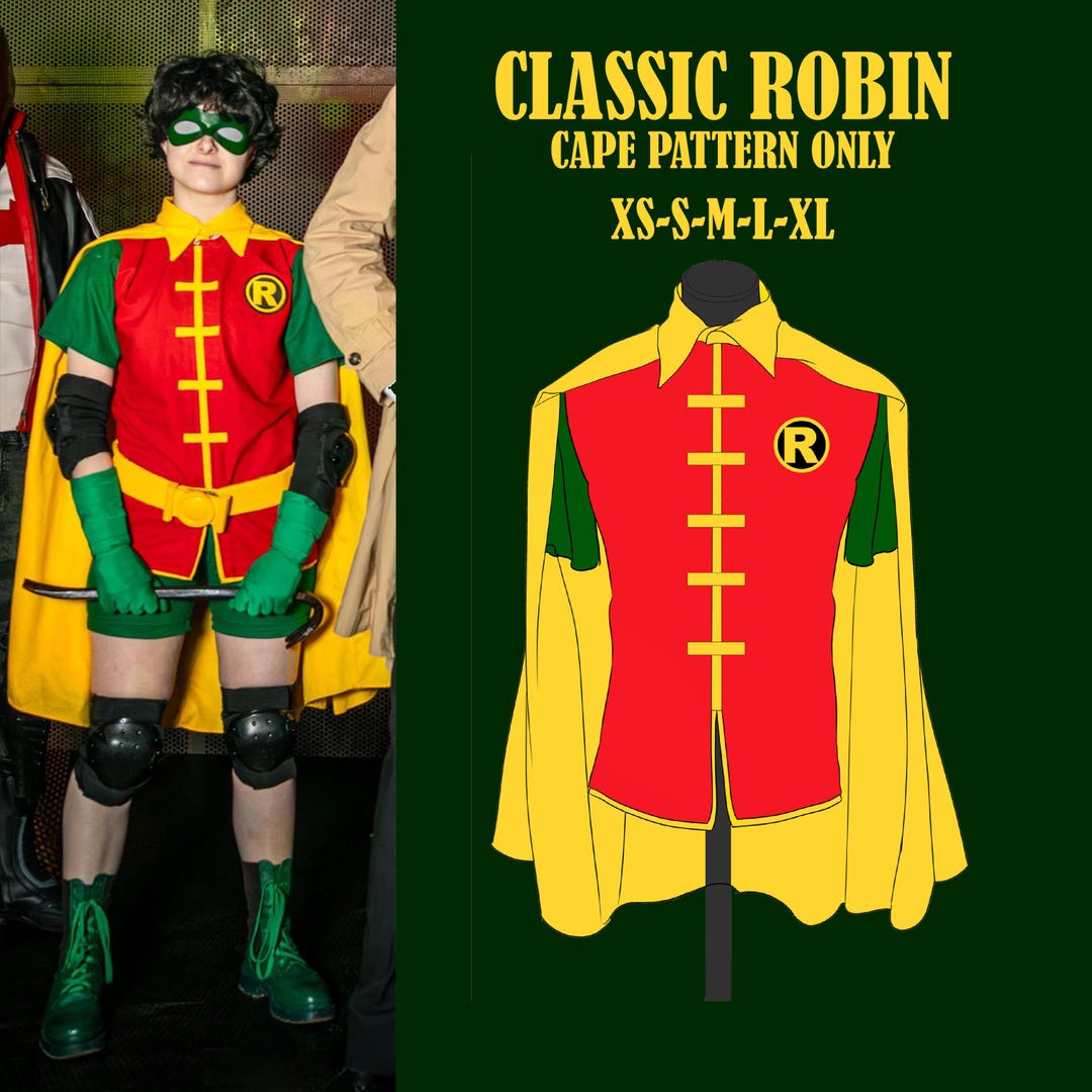 CAPE SEWING PATTERN Classic Robin Cape - Etsy