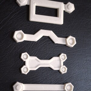 Arcane Powder/jinx Hairclips - 3D Printed Hair Accessories - Etsy