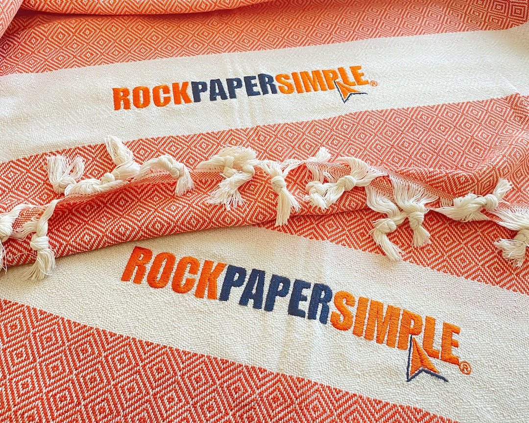 Personalized BEACH Towel, Personalized Gifts, Custom Logo Design Beach ...