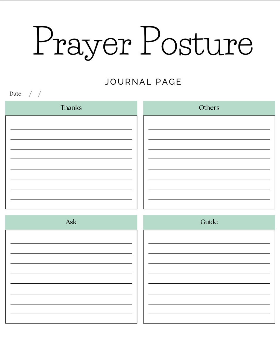 Daily Prayer Journal - Etsy
