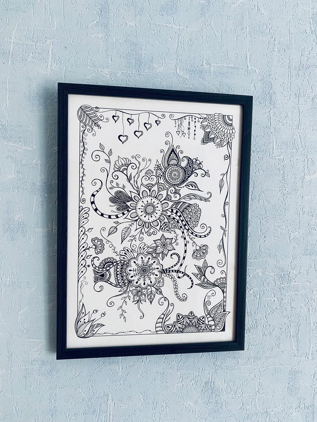 Doodle Floral, Hand Drawn Doodles, Doodle Art, Doodle Posters, Doodle ...