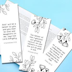 Set of 4 Printable Catholic Bookmarks to Color, Printable Religious ...