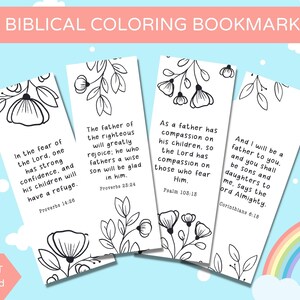 Set of 4 Printable Catholic Bookmarks to Color, Printable Religious ...