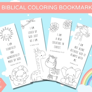 Printable Bible Bookmarks to Color, Christian Coloring Bookmarks ...