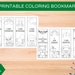 Set of 4 Printable Catholic Bookmarks to Color, Religious Coloring ...