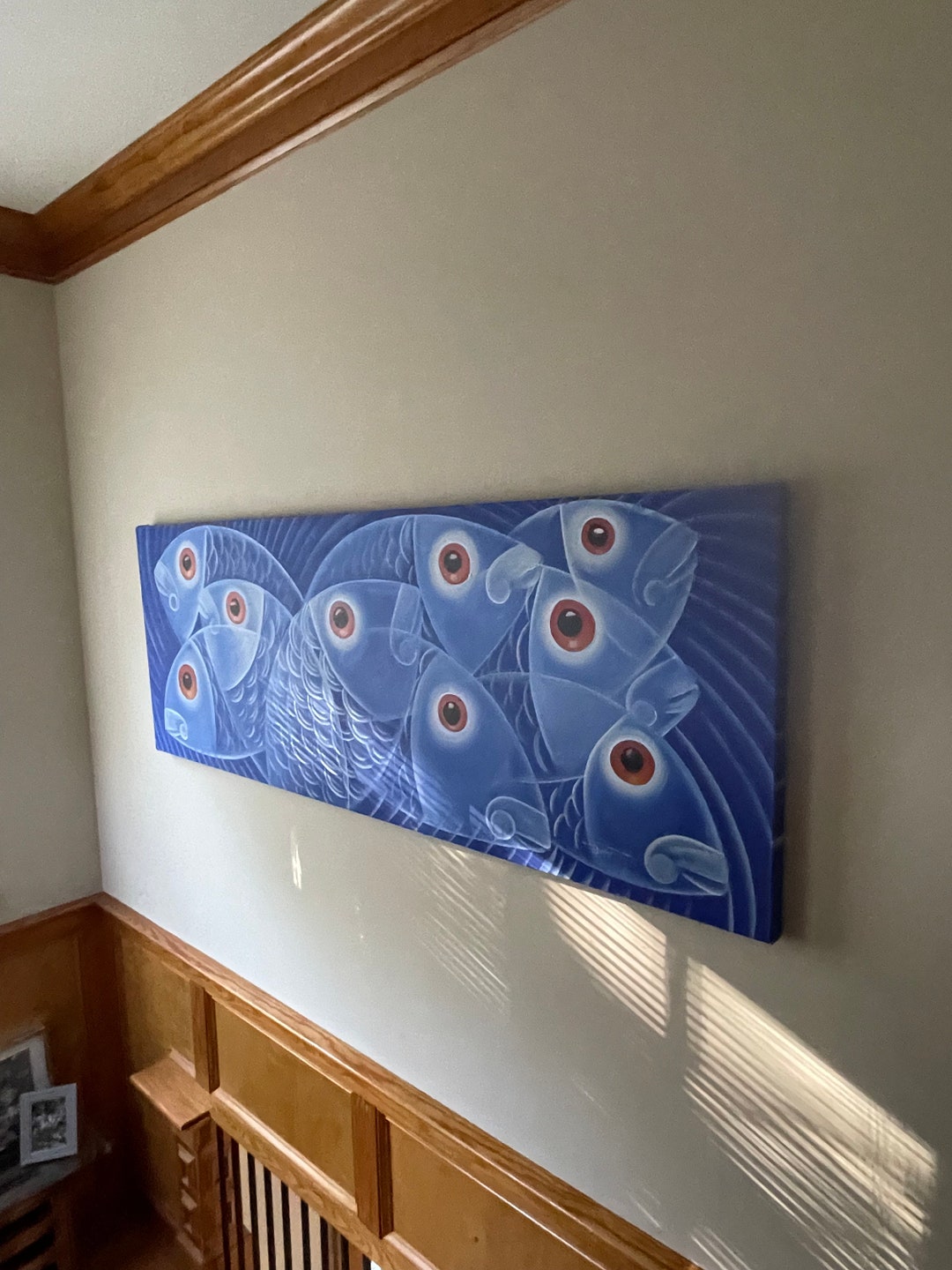 Nelson Young Jr Painting Modern Art Acrylic Oil Latex Fine Art - Etsy