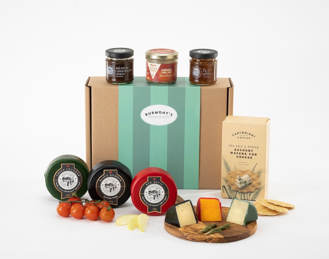 Snowdonia Cheese Company Gift Hamper Containing Three, 200g Truckles ...