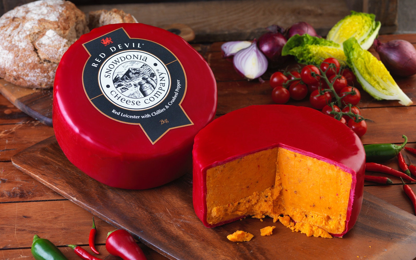 Snowdonia Cheese Company Gift Hamper Containing Three, 200g Truckles ...