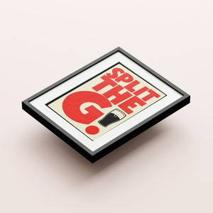 Guinness "split the G" Cartoon Style Digital Wall Art Print - Etsy