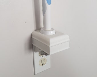 Electric Toothbrush Holder, Oral B, 2 Charging Slots, Organizer, Outlet ...