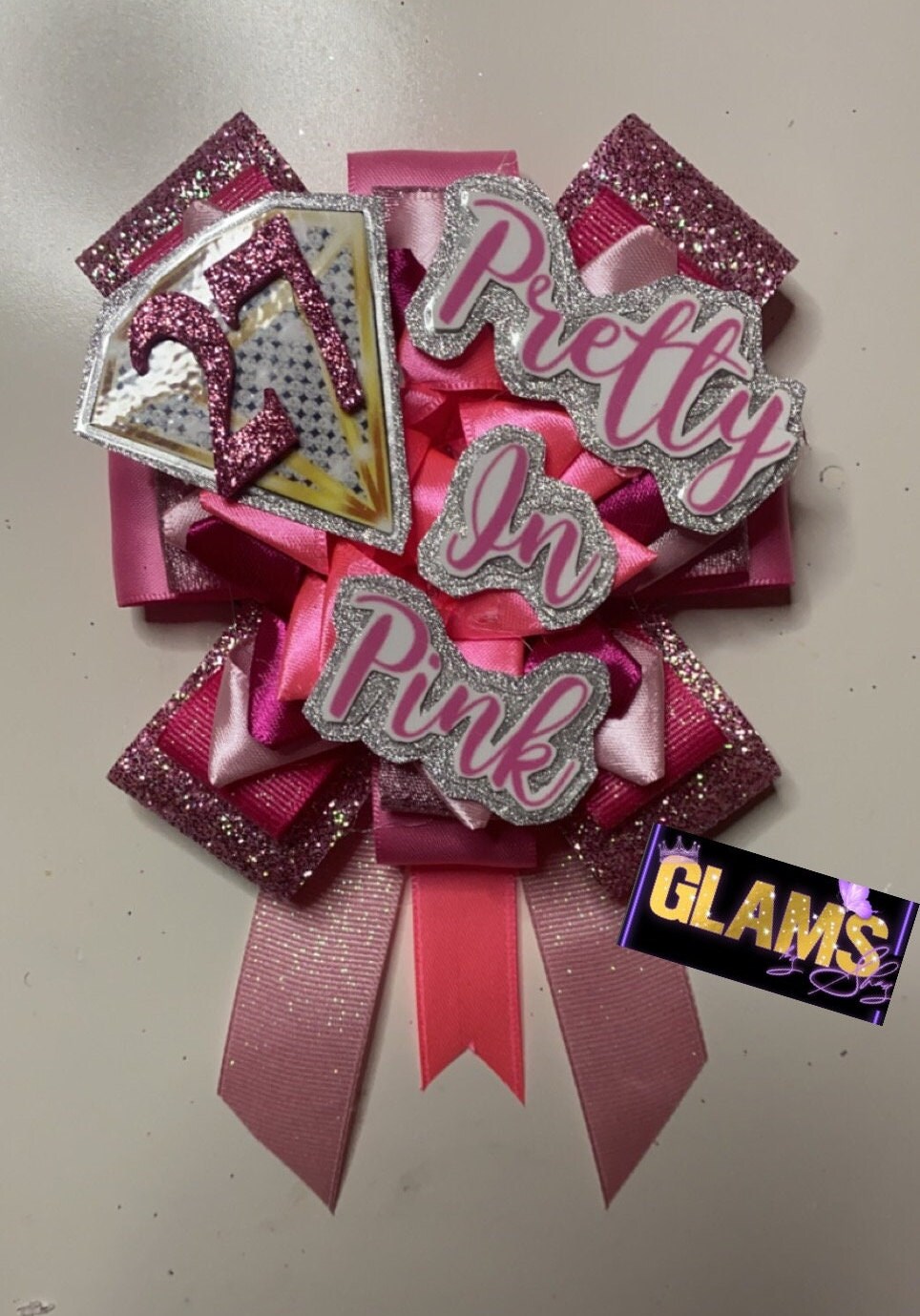 Glam Pins Are All Custom Made. All Pins Are Freestyle to Whatever the ...
