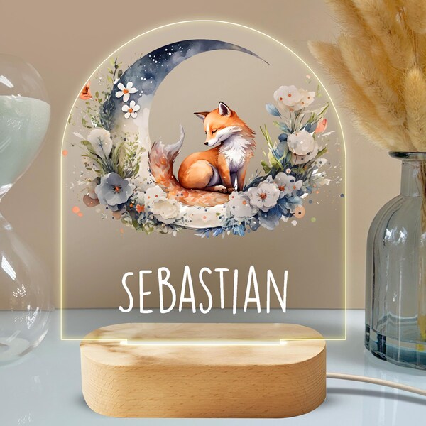 Night Light Fox - Etsy