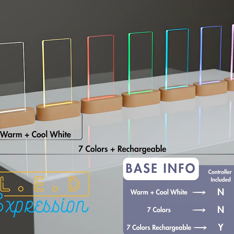 Light Sign Base - Etsy