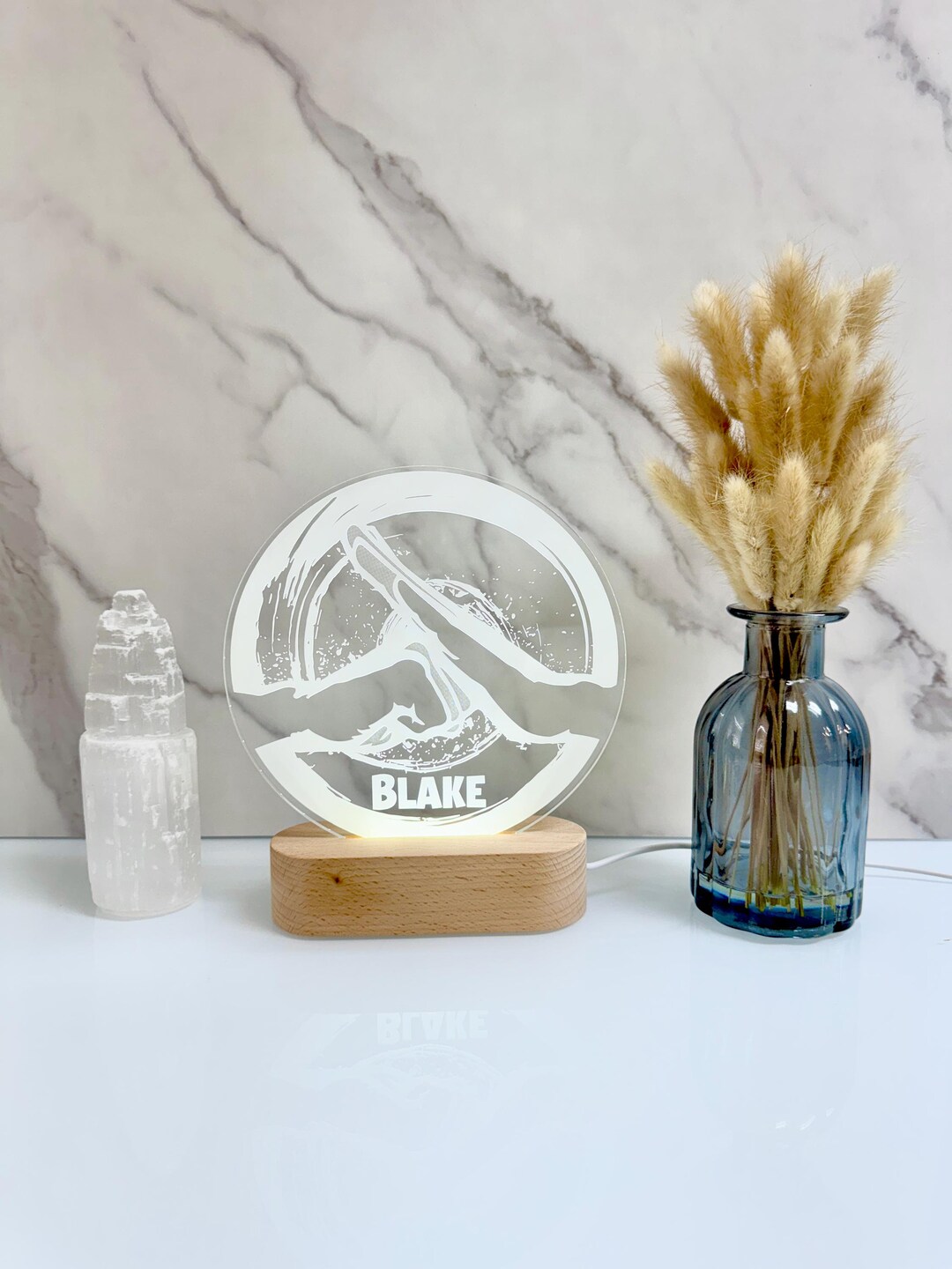 Personalized Karate Night Light Custom LED Lamp for Martial Arts Fans ...