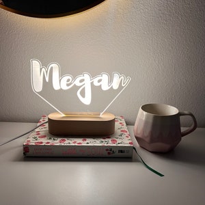 Custom LED Name Light Personalized Bedroom Decor Sign Light up Sign ...