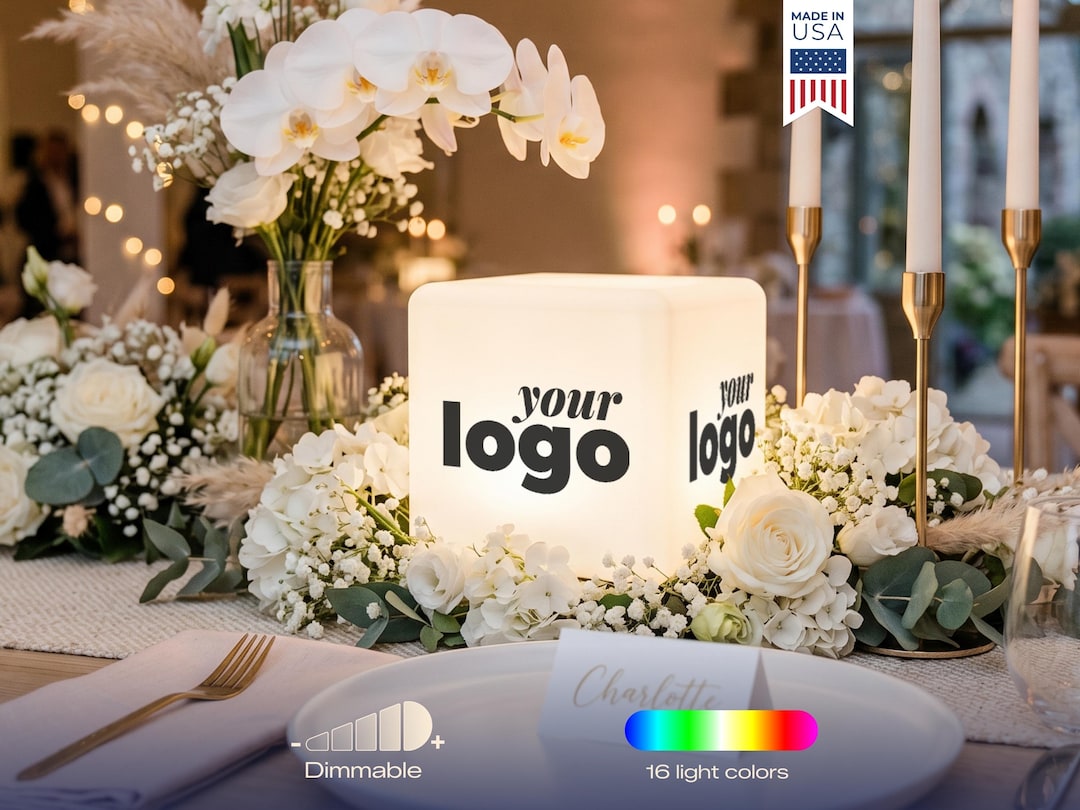 Color Changing LED Cube for Events - Light up Centerpiece for Parties ...