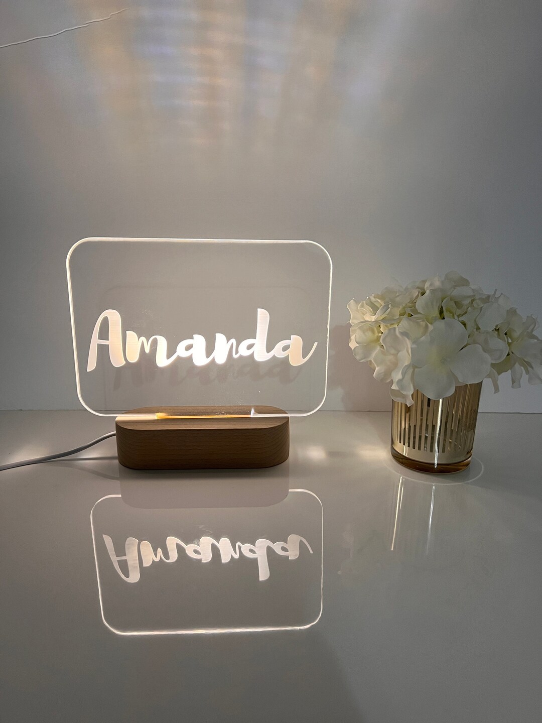 Custom LED Name Light Personalized Bedroom Decor Sign Light up Sign ...