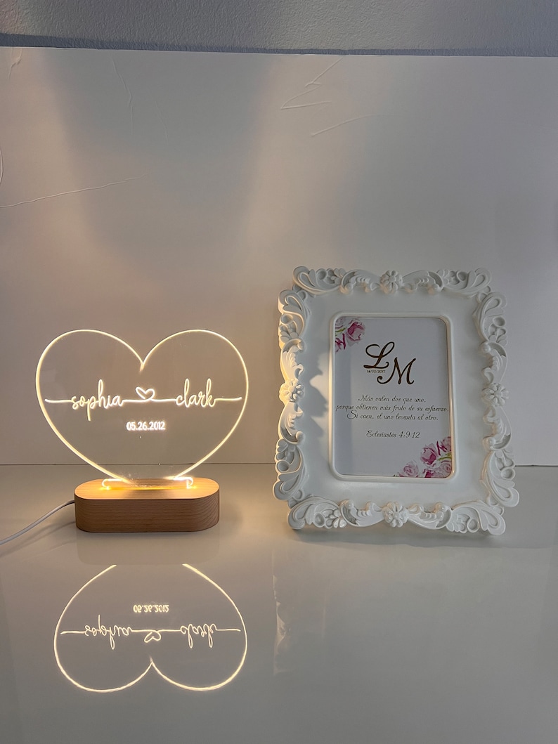 Custom LED Name Light Personalized Valentines Gift Light - Etsy