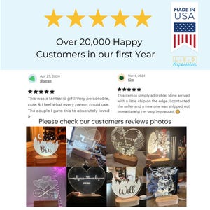 Custom Heart Led Light Personalized Valentines Gift Light up Sign Logo ...