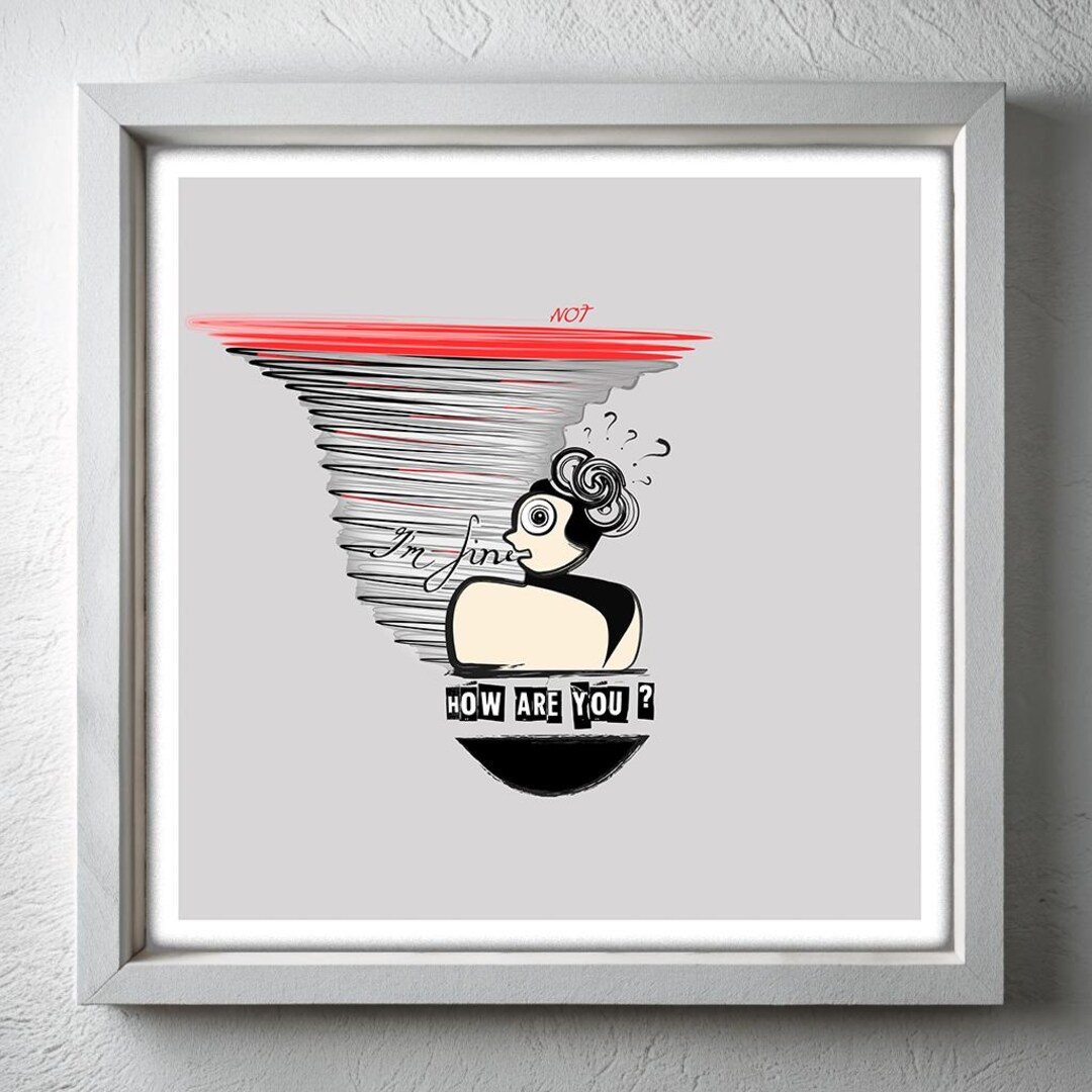 How Are You Illustration Art Print | Mood Design (digital Download) - Etsy