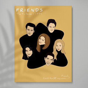Friends Digital Poster From 'love Reel' Concept, Digital Wall Art Print ...