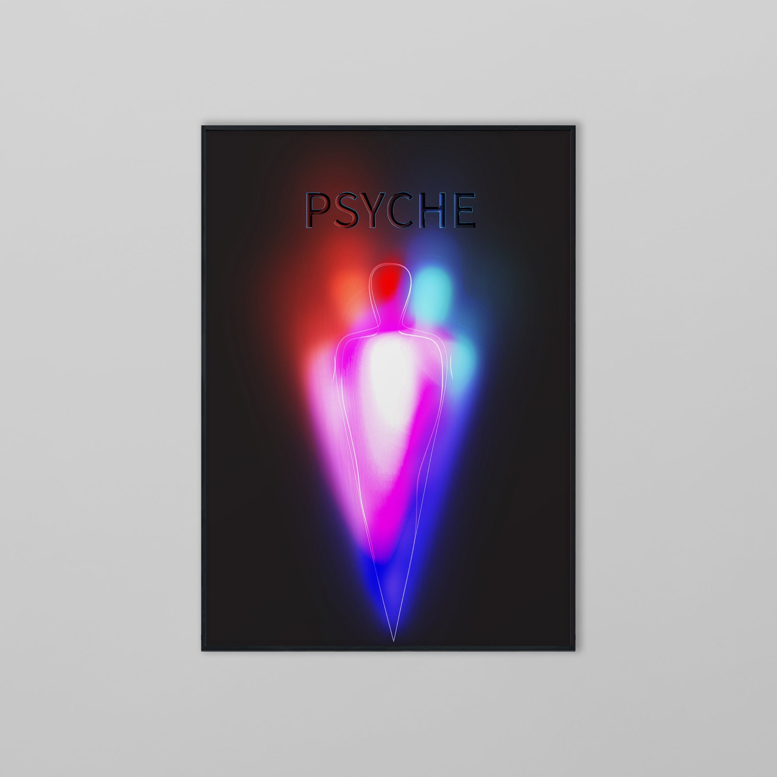 Psyche, Digital Wall Art From the Self Series , Abstract Artsy Wall ...