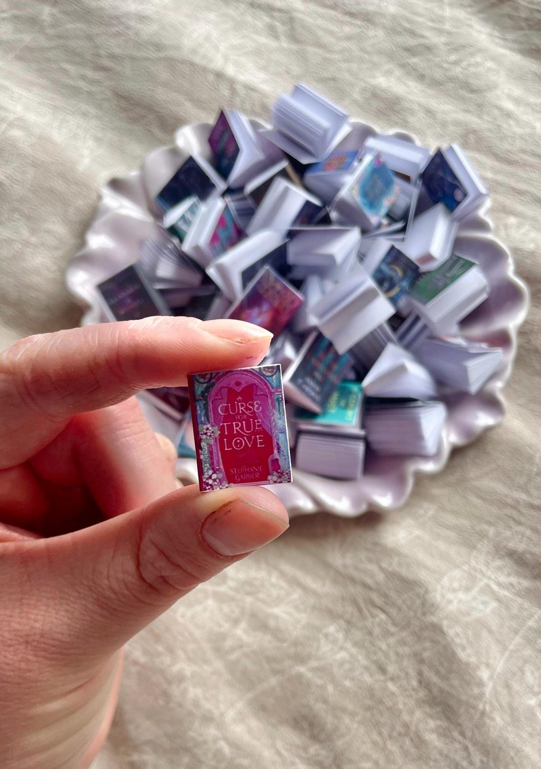 Mini books | tbr book | teeny tiny personalized books | reader ...