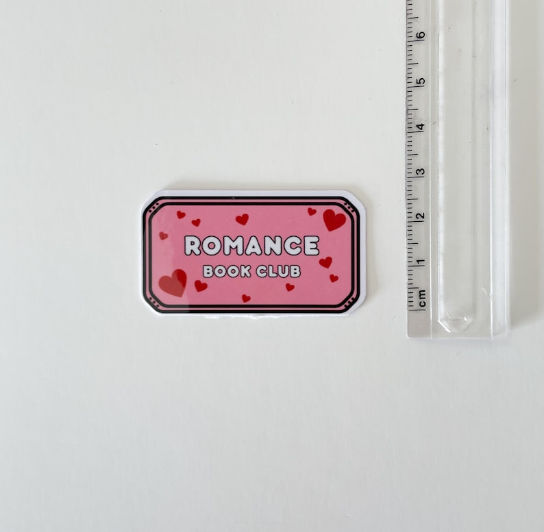 Romance Book Club Sticker Booklover Stickers for Readers - Etsy