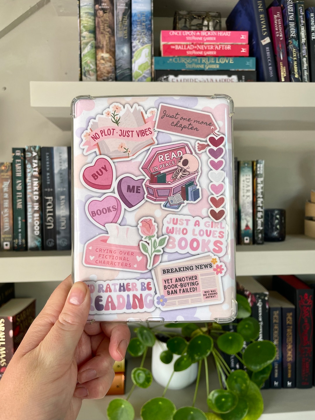 Kindle Insert | Cute Pink Aesthetic | Instant Download | Paperwhite ...