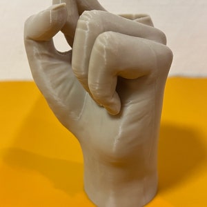 Collapsible Middle Finger 3d Printed 3dgeex Collapsing Middle Finger ...