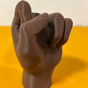 Collapsible Middle Finger 3d Printed 3dgeex Collapsing Middle Finger ...