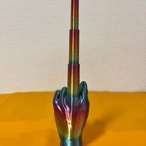 Collapsible Middle Finger 3d Printed 3dgeex Collapsing Middle Finger ...