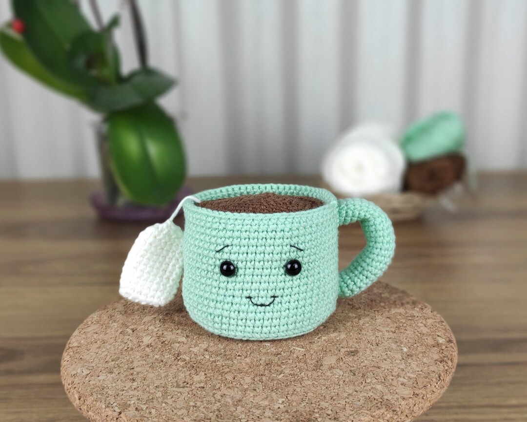 Cute Cup of Tea Crochet Pattern / Amigurumi Tutorial / PDF - Etsy
