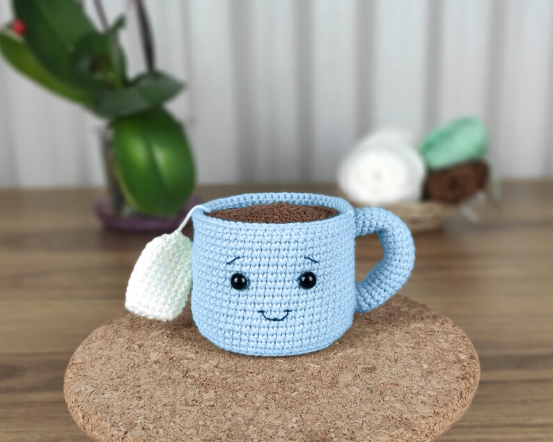 Cute Cup of Tea Crochet Pattern / Amigurumi Tutorial / PDF - Etsy