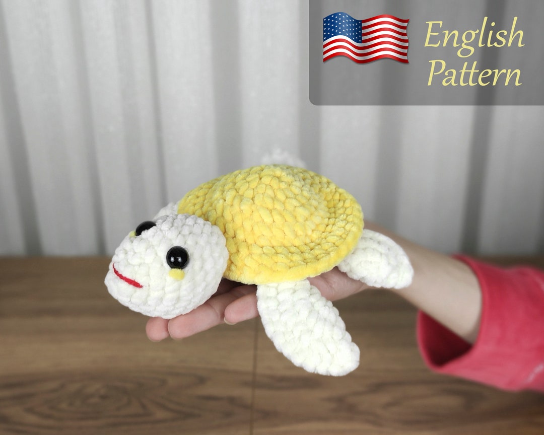 Cute Turtle Crochet Pattern / Amigurumi Tutorial / PDF Digital Download ...