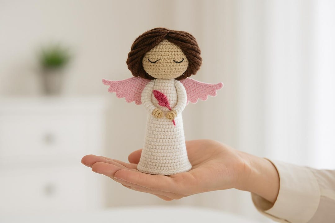 Angel Amigurumi Pattern, Guardian Angel Crochet PDF, Christmas Decor ...