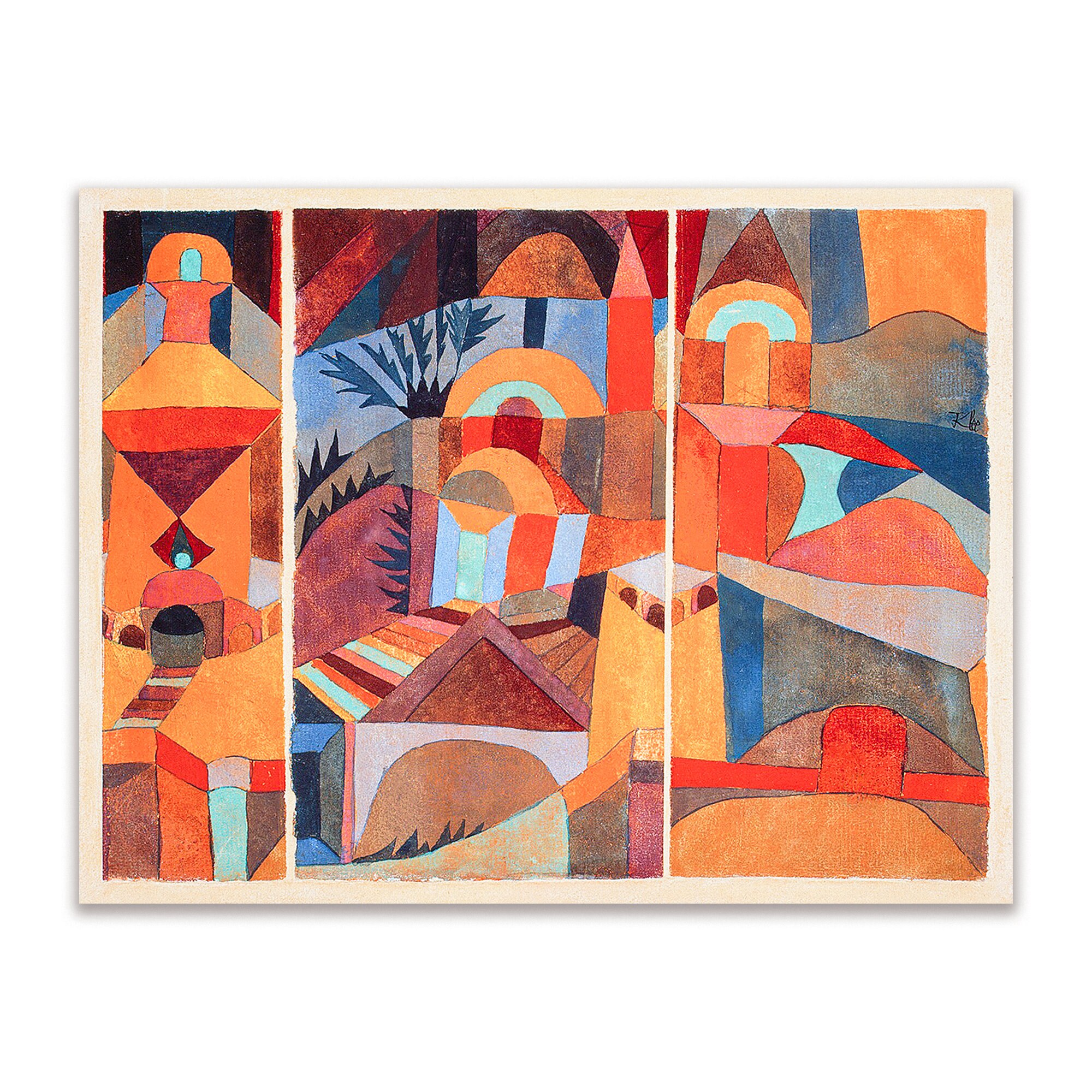 Abstract Paul Klee Printable - Temple Gardens Abstract Print - Klee ...