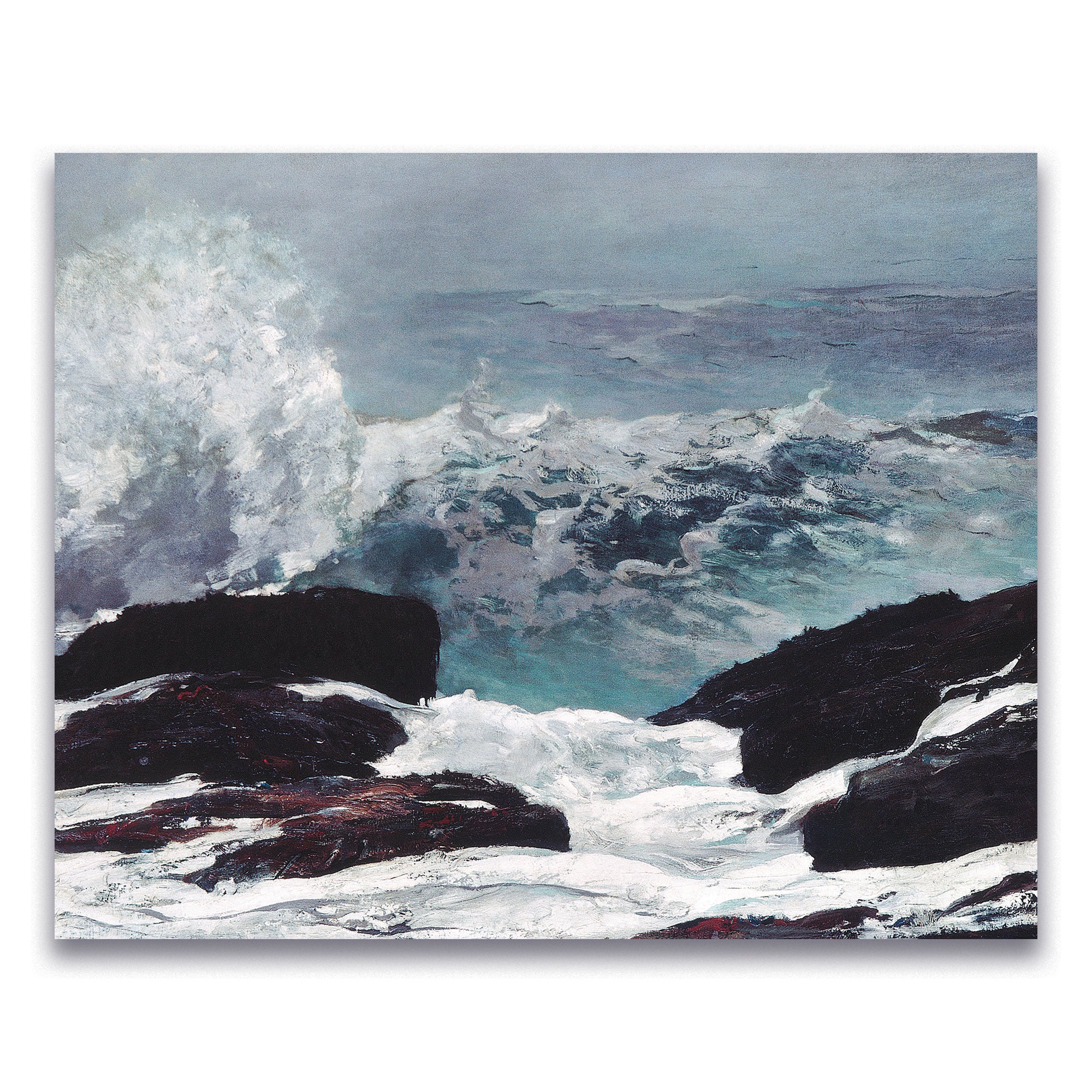 Printable Seascape Art - Watercolor Ocean Painting - Seascape Art Print ...