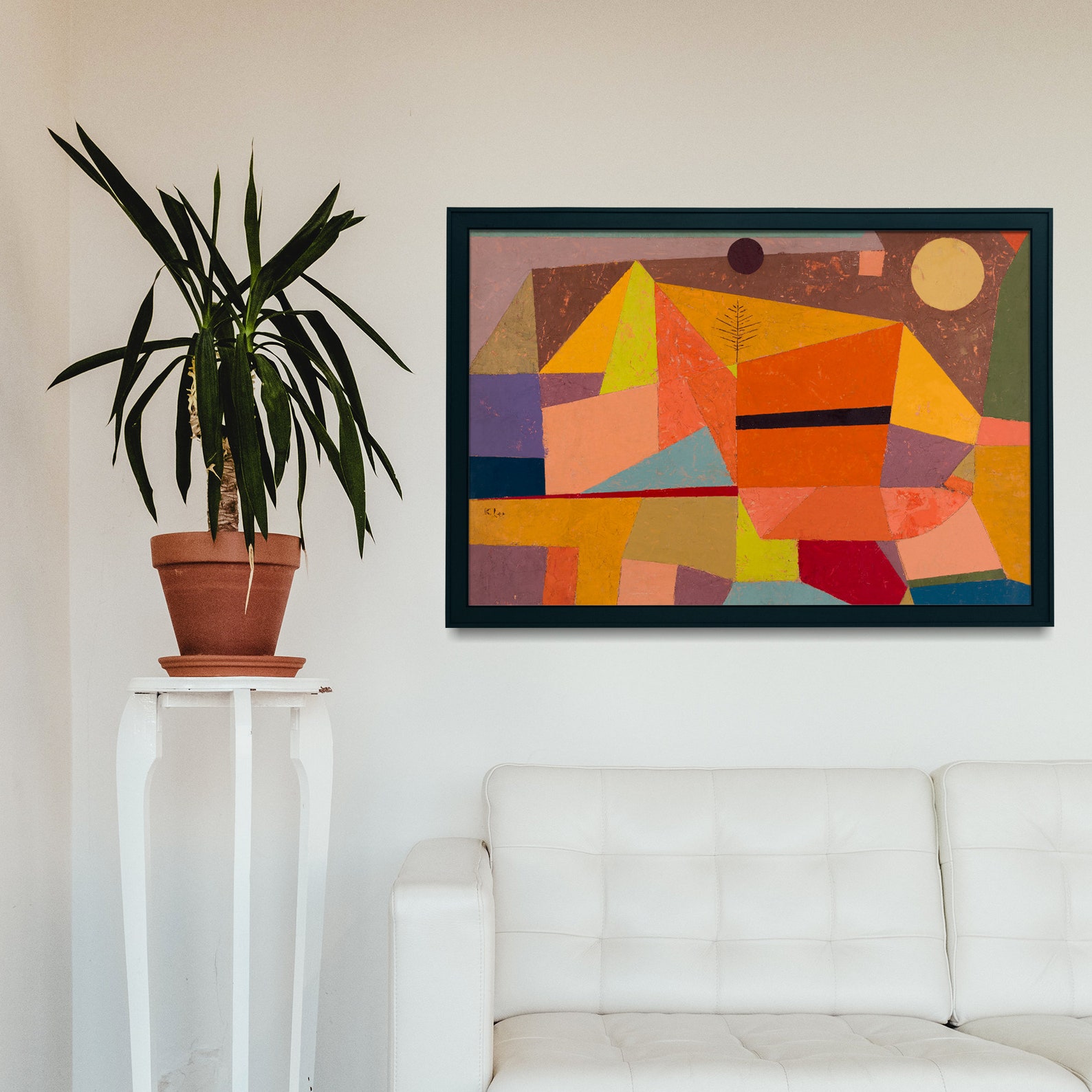 Paul Klee Abstract Printable - Abstract Landscape Painting Print - Mid ...