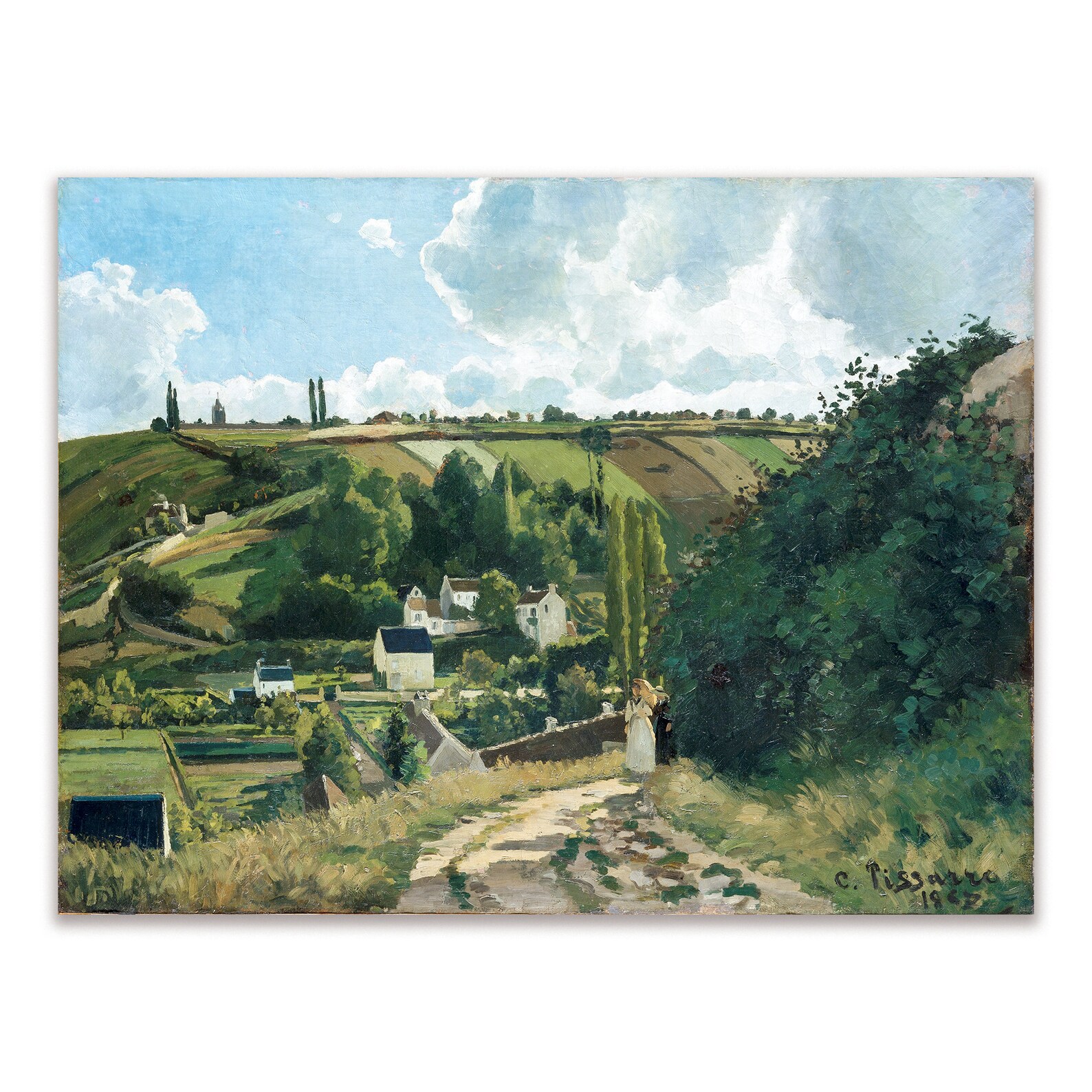 Vintage Landscape Printable - Victorian Countryside Print - French ...