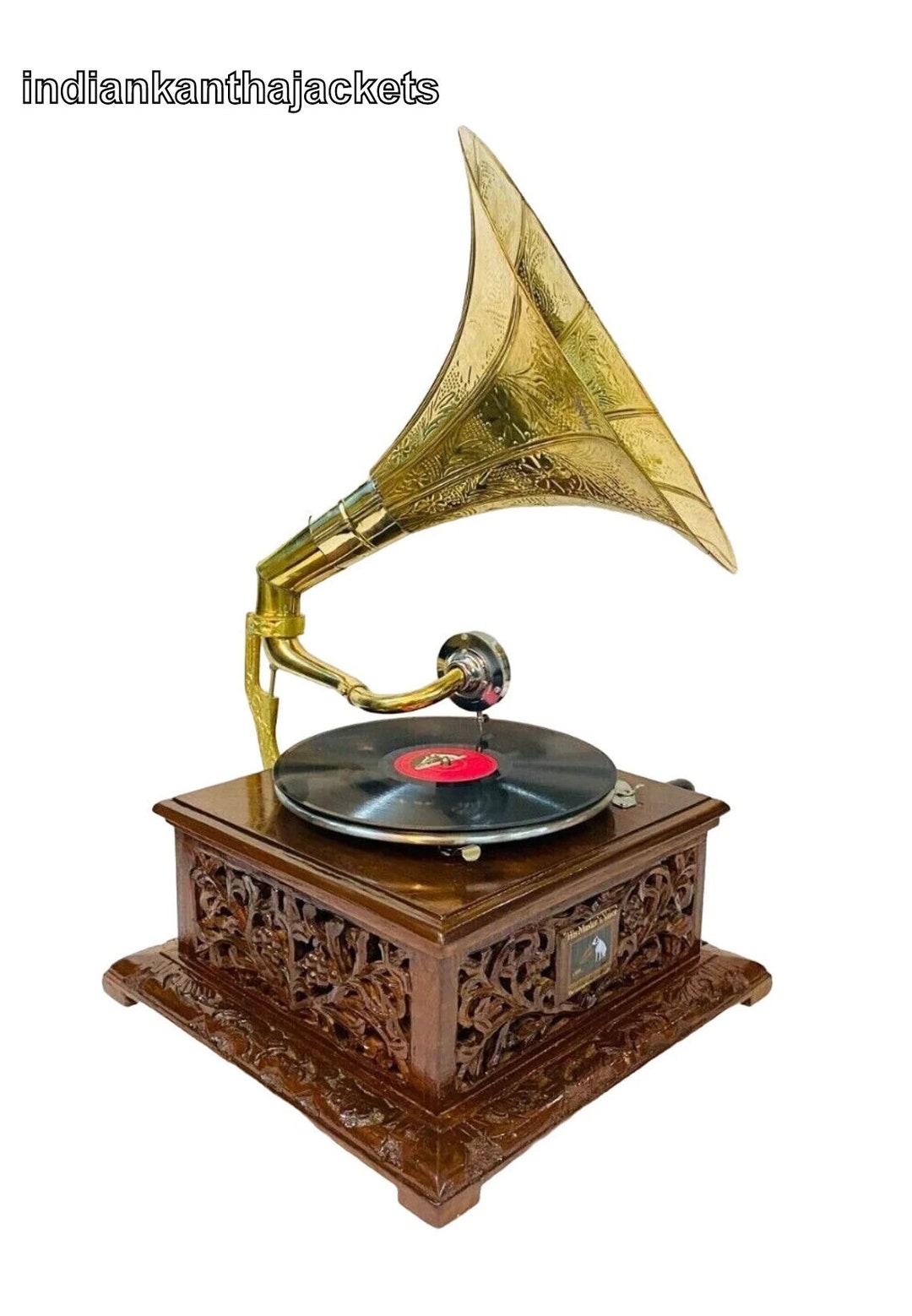 HMV Working Gramophone Player Phonograph Gramophone Gift Look - Etsy