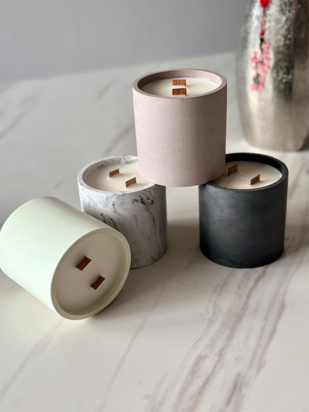 Soy Wax Candle Organic Candle Crackling Candle - Etsy Ireland