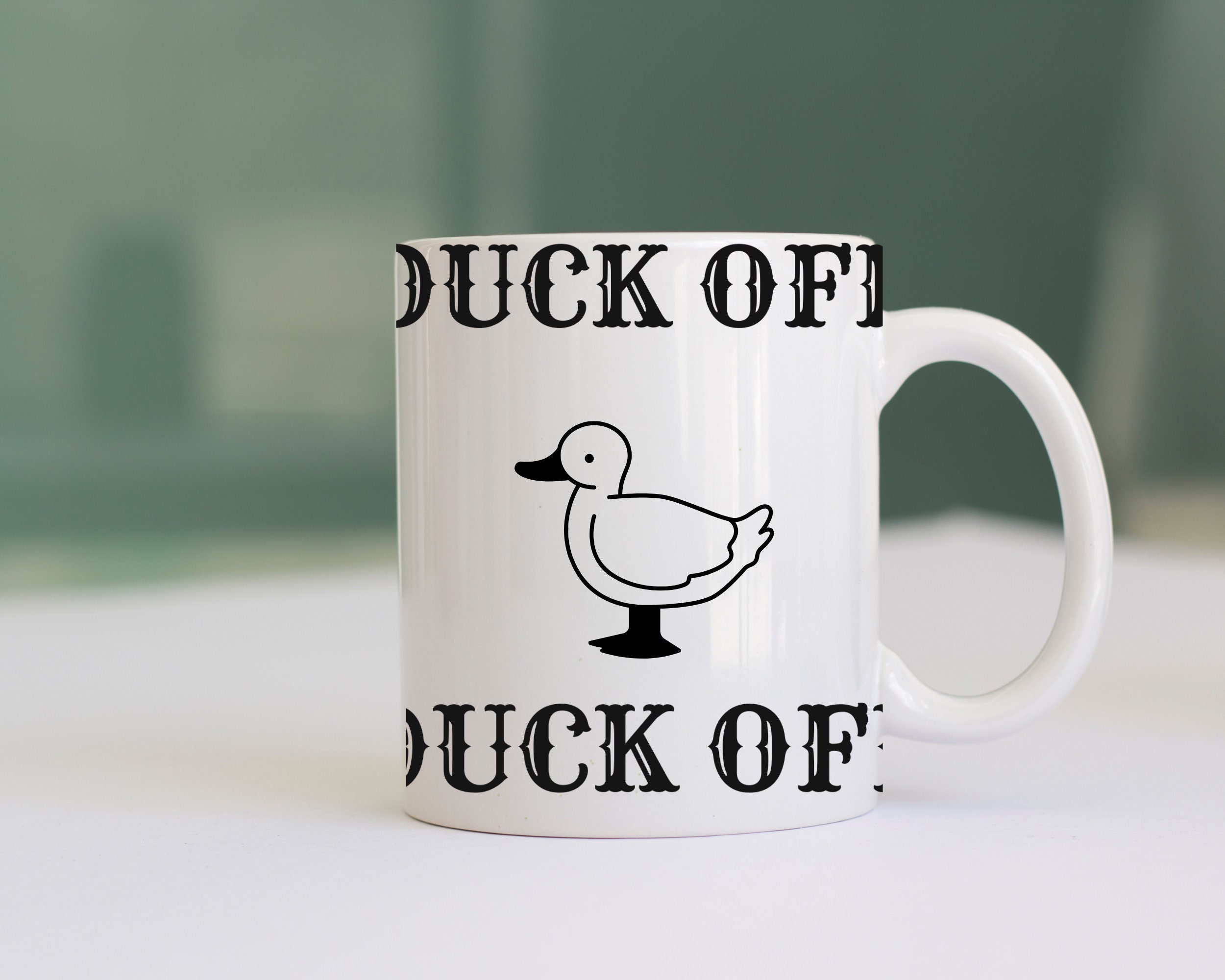 Duck off Curse Word Instant Download SVG, PNG, EPS, Dxf, Jpg Digital ...