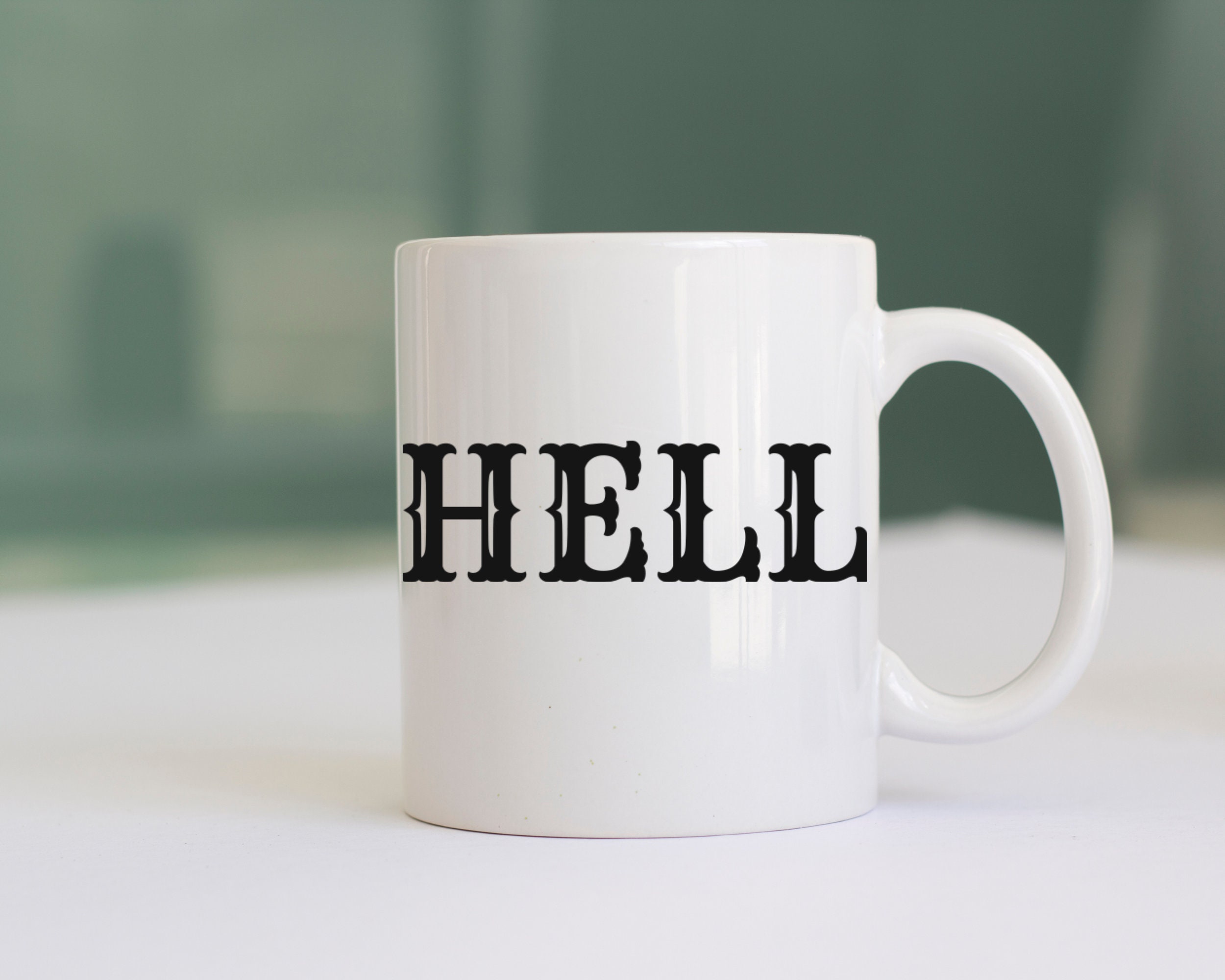 Hell Curse Word Instant Download SVG, PNG, EPS, Dxf, Jpg Digital ...