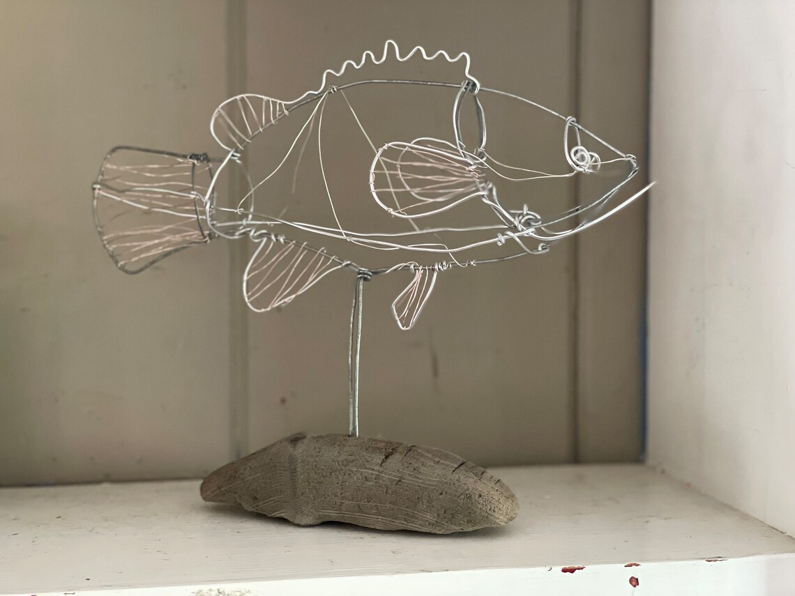Fish Wire Sculpture - Etsy