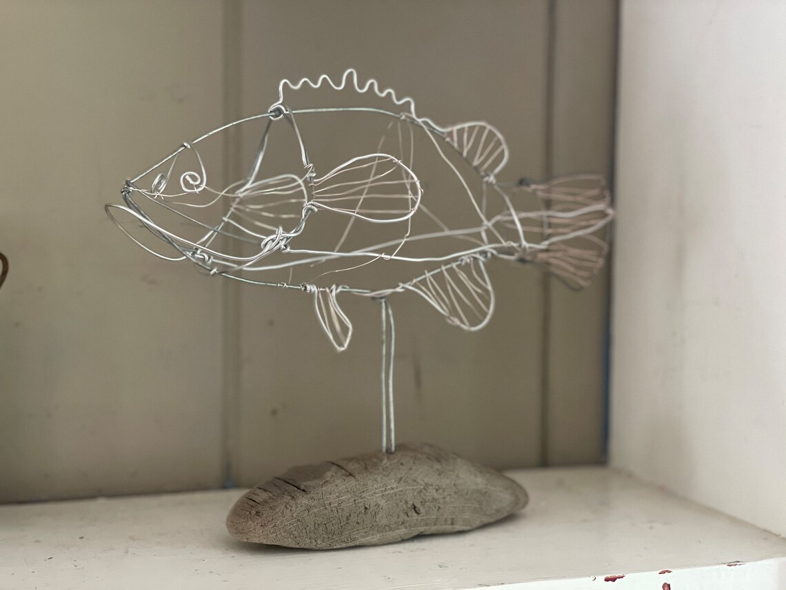 Fish Wire Sculpture - Etsy