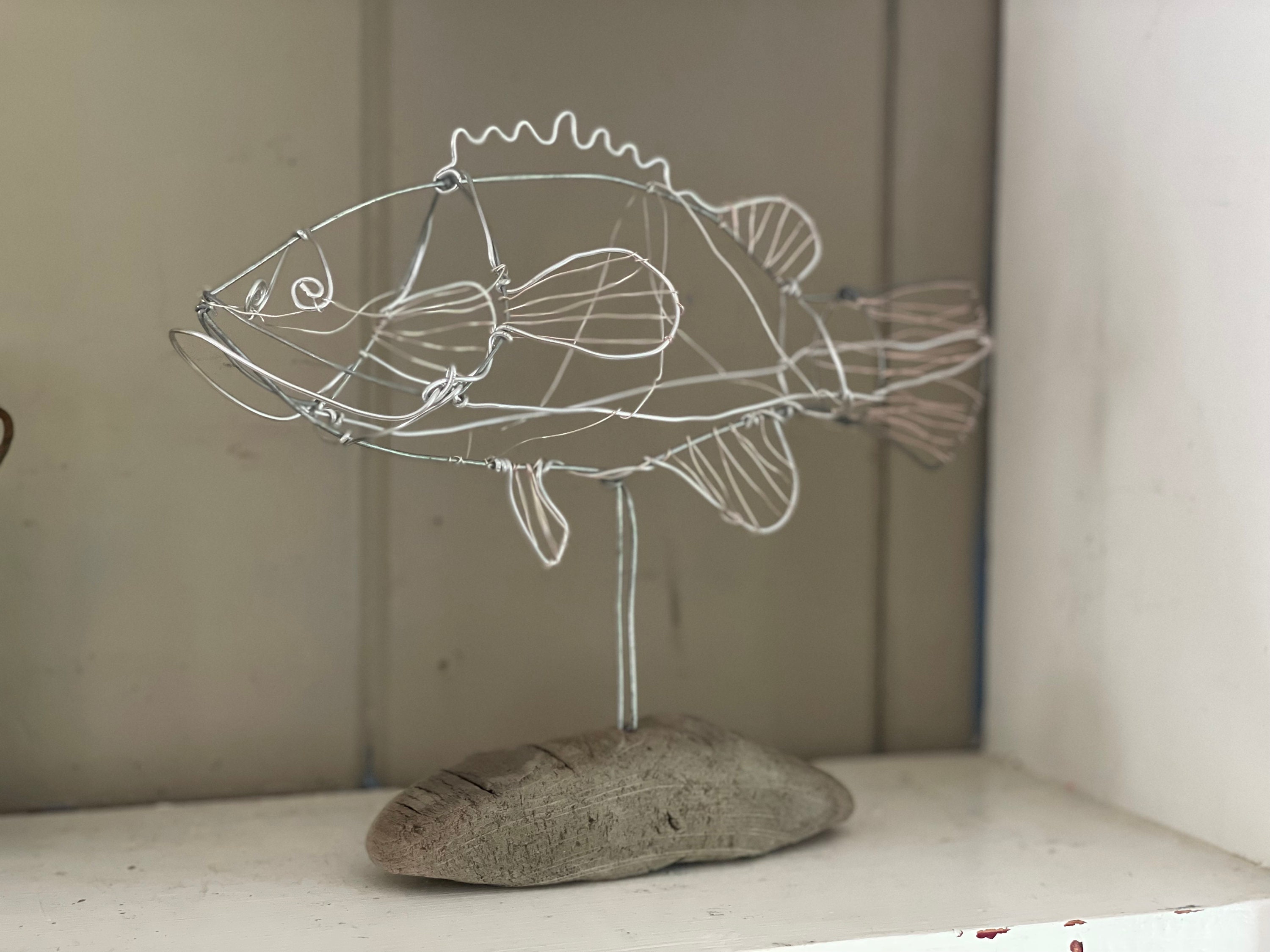 Fish Wire Sculpture - Etsy