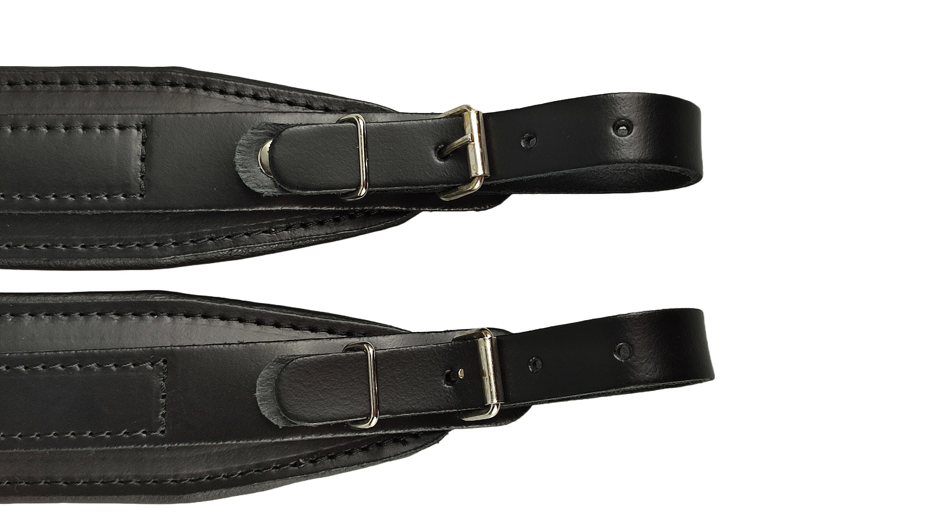 Accordion Genuine Leather Straps Black - Etsy