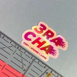 Stray Kids 3RACHA Holographic Logo Sticker - Etsy