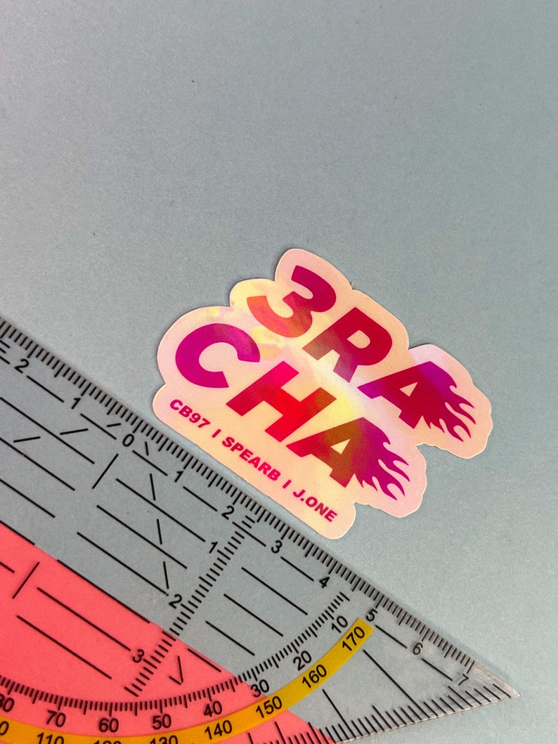 Stray Kids 3RACHA Holographic Logo Sticker - Etsy
